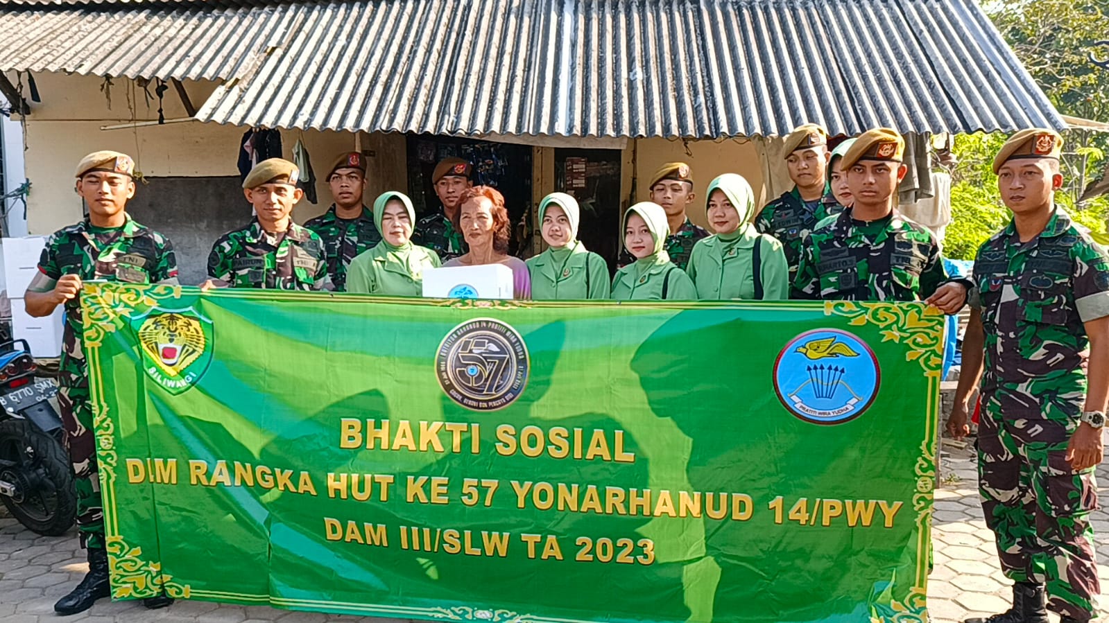 Acara Bhakti Sosial, Warnai HUT Yon Arhanud 14/PWY ke-57 | METROPOST NEWS