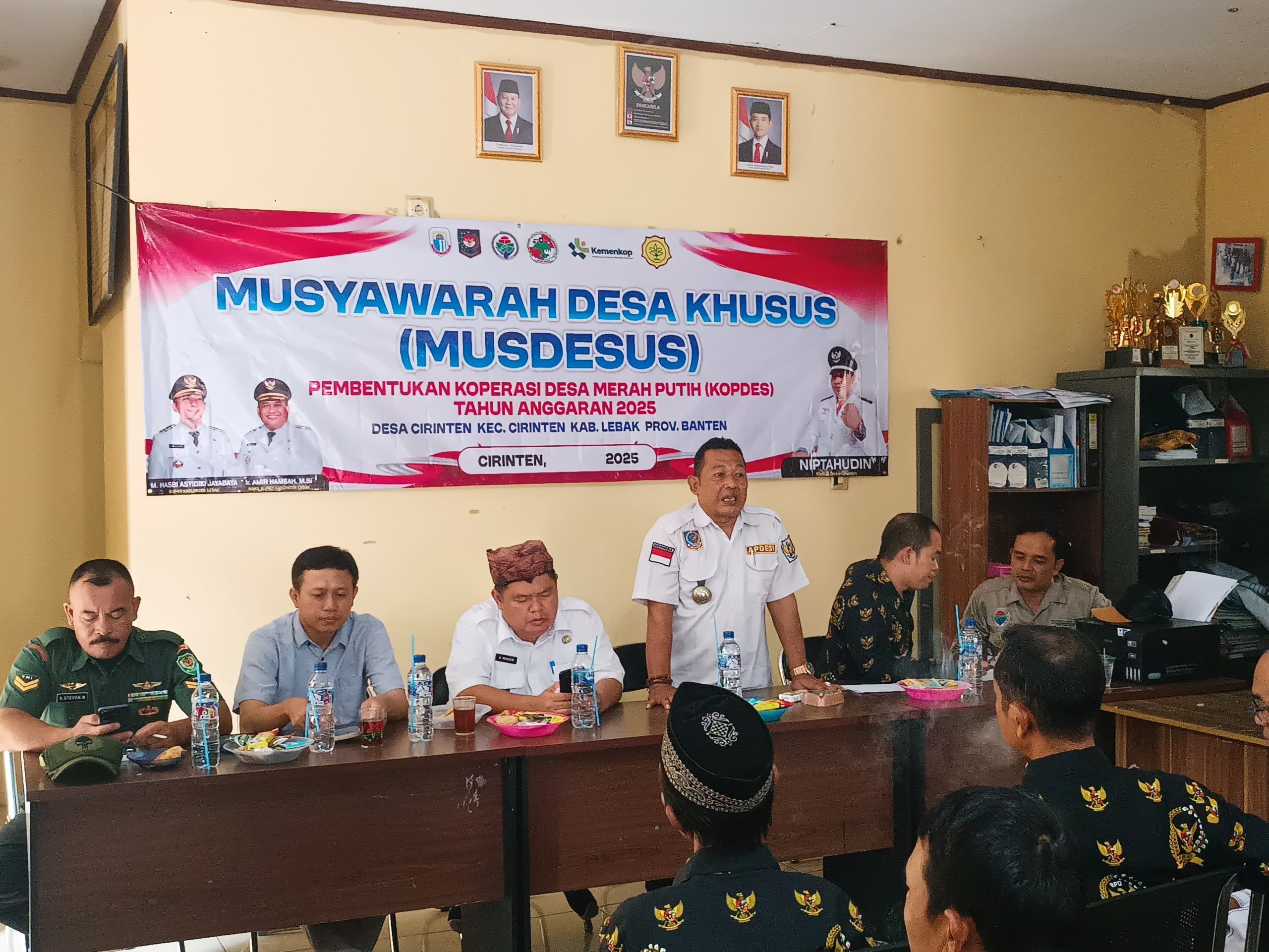 Pemdes Cirinten Gelar Musdesus Pembentukan Koperasi Desa Merah Putih | METROPOST NEWS